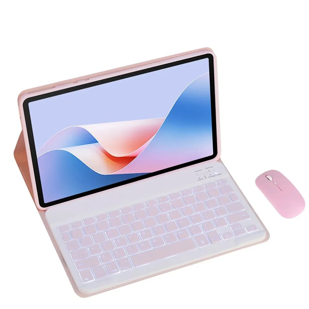 SZAMBIT Чехол-клавиатура с подсветкой для Honor Pad X9a 11.5 дюймов 2025 (ELN2-W29/L09/L29) Беспроводная связь Bluetooth с держателем для карандаша Русская раскладка