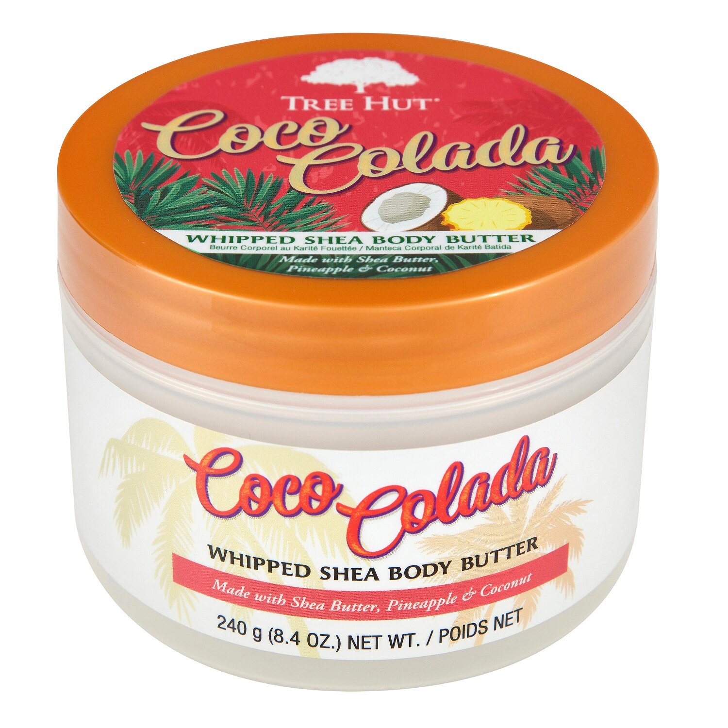 TREE HUT Coco Colada Крем-баттер для тела с ароматом кокоса и ананаса 248 мл