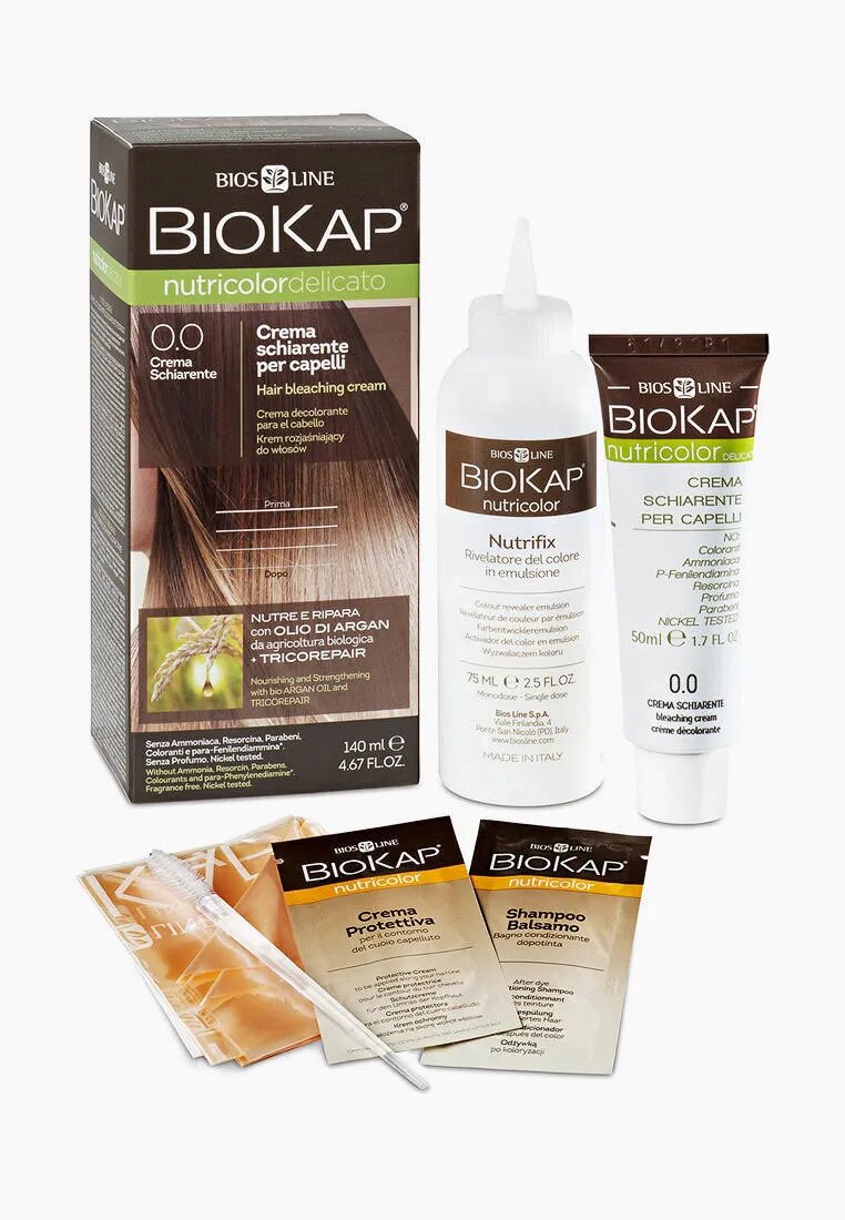 Biokap Краска для волос 140 мл 0.0 белый