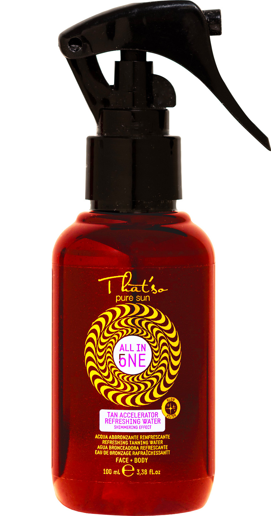 That’so Мерцающий ускоритель загара "Освежающая вода" All In One Tan Accelerator Refreshing Water