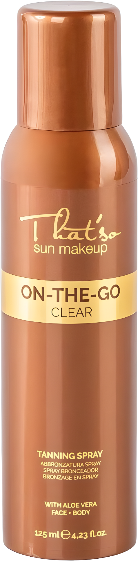 That’so Спрей-автозагар натуральный золотистый On The Go Clear Tanning Spray