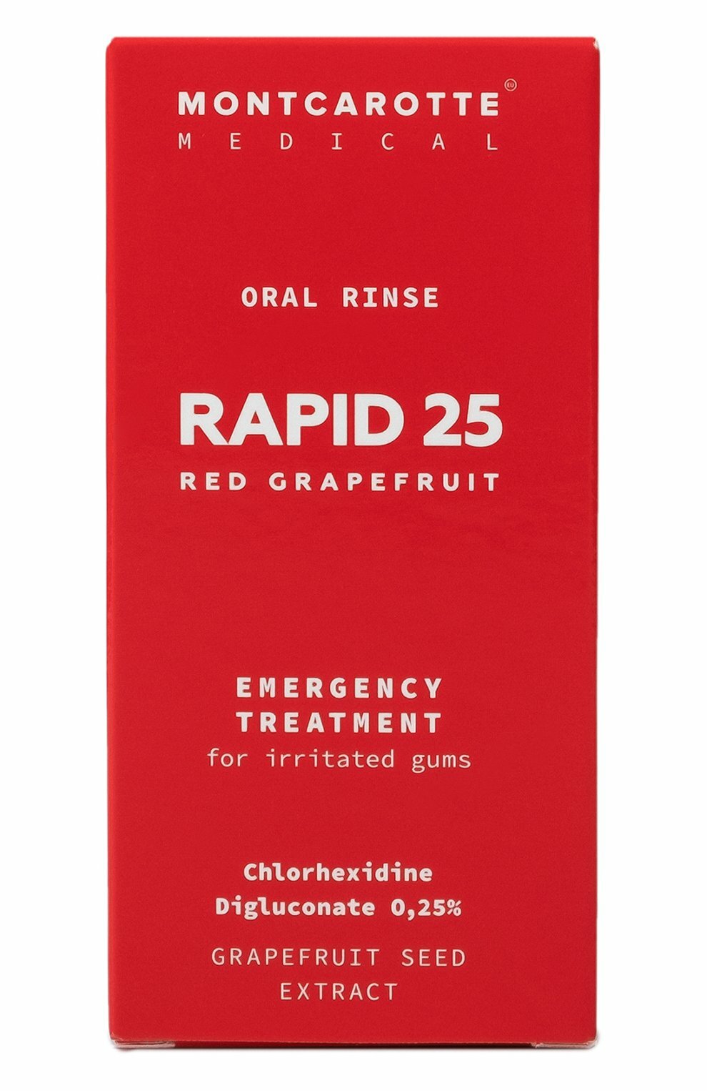 Montcarotte Ополаскиватель для полости рта RAPID 25 Red Grapefruit (100ml)