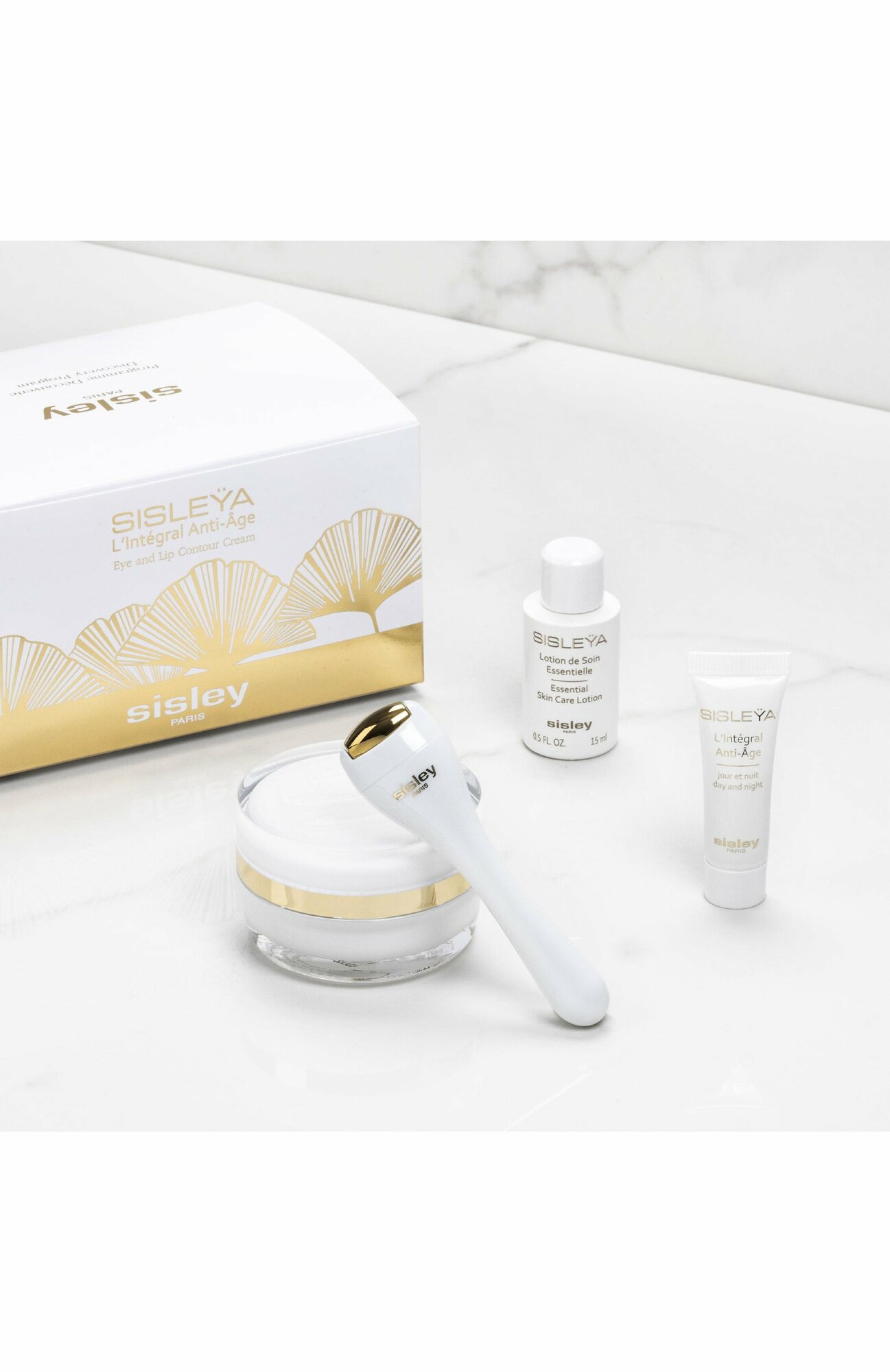 Набор Sisleÿa L'Intégral Anti-Âge Eye and Lip Contour Cream (2x15+4ml) Sisley