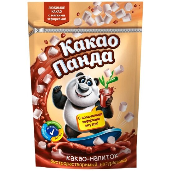Какао Какао Панда панда с воздушными зефирками 160 г