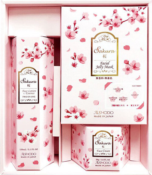 AISHODO Подарочный набор для лица "Сакура" Sakura 3 Set 1 шт.