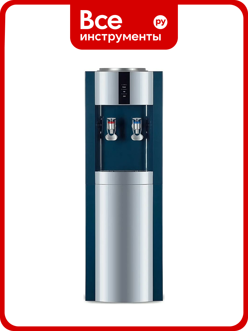 Напольный кулер ECOTRONIC Экочип V21-LF green+silver с холодильником ETK11420/