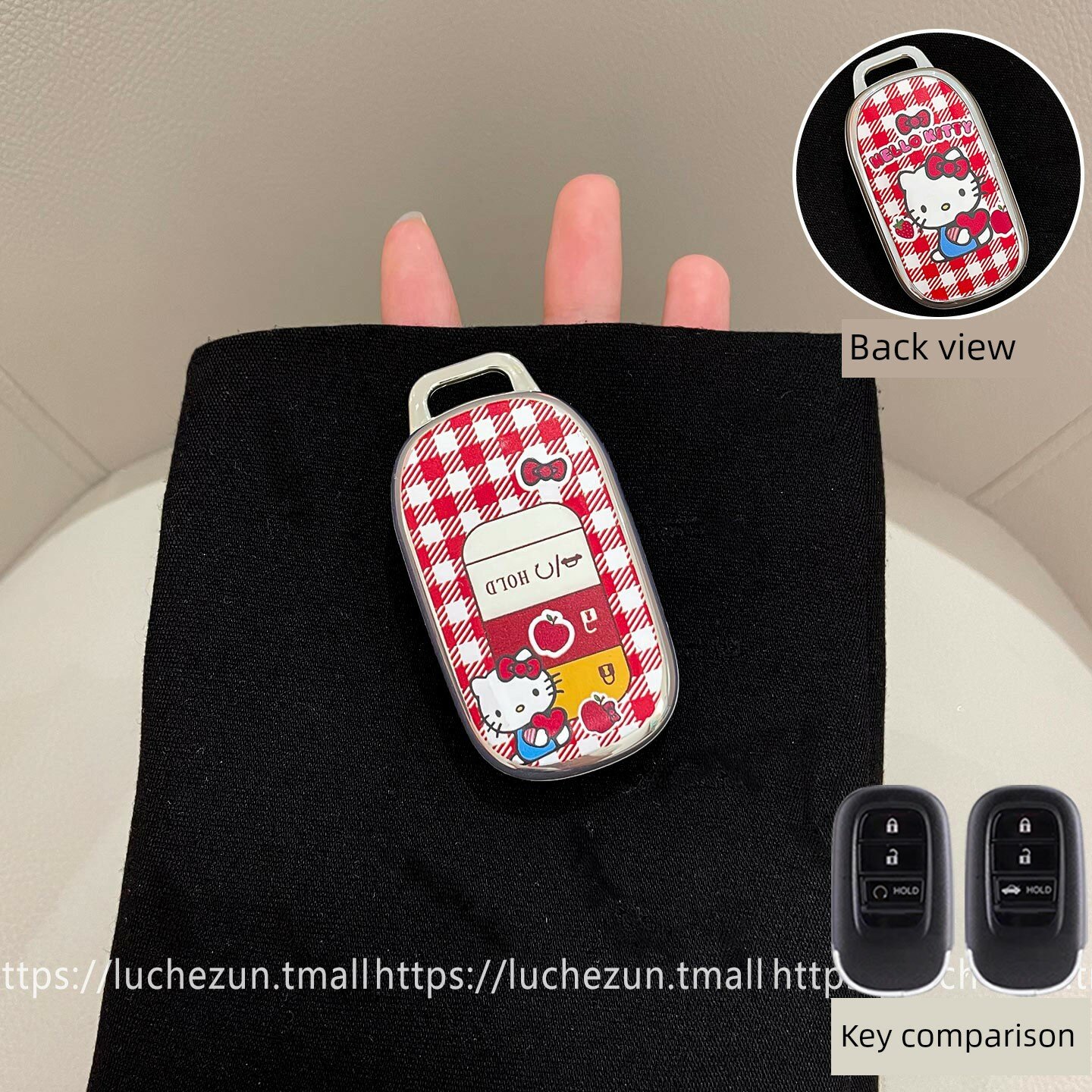 3-кнопочный Hello Kitty одиночный корпус ключница
