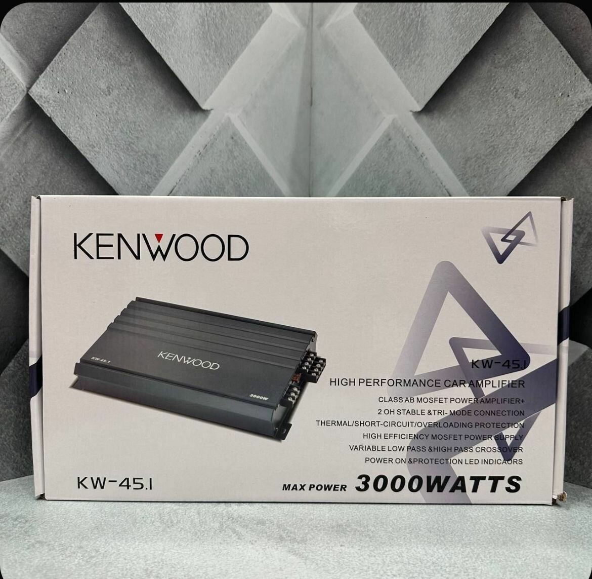 Усилитель автомобильный Kenwood KW-45.1, 4 канала, 3000ВТ