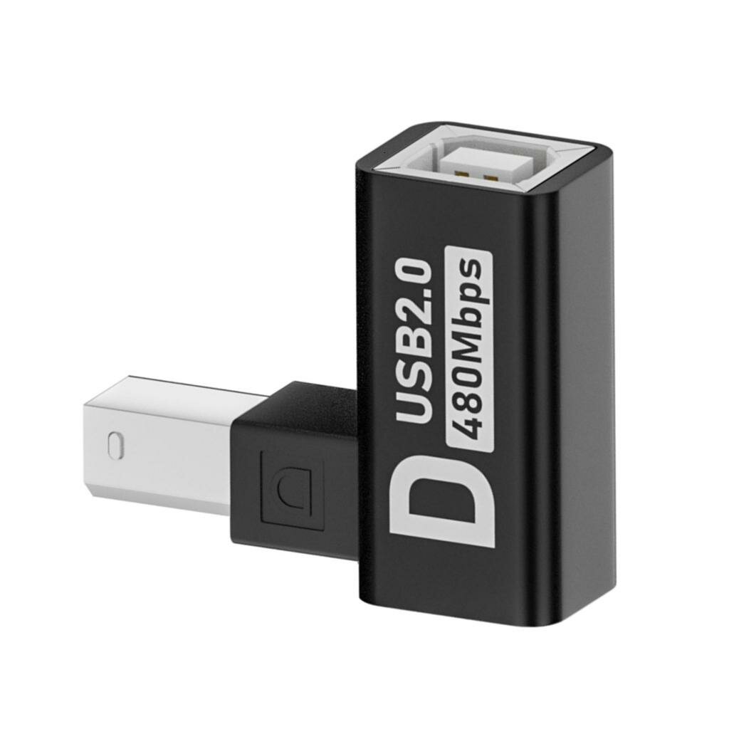 Адаптер USB 2.0 тип B (мужской) — тип B (женский), Наклонись