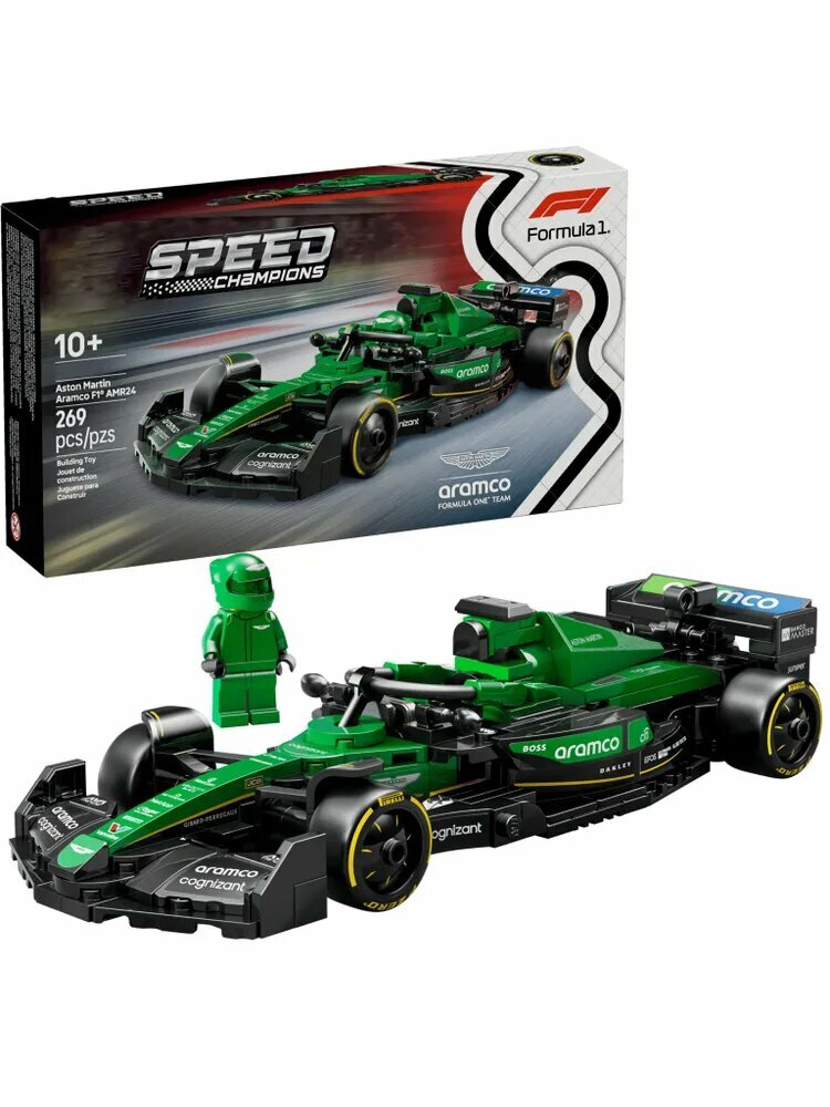 Конструктор коллекционный набор формулы 10 в 1 "Speed Champions" 2601 деталей (10 машинок F1, technic)