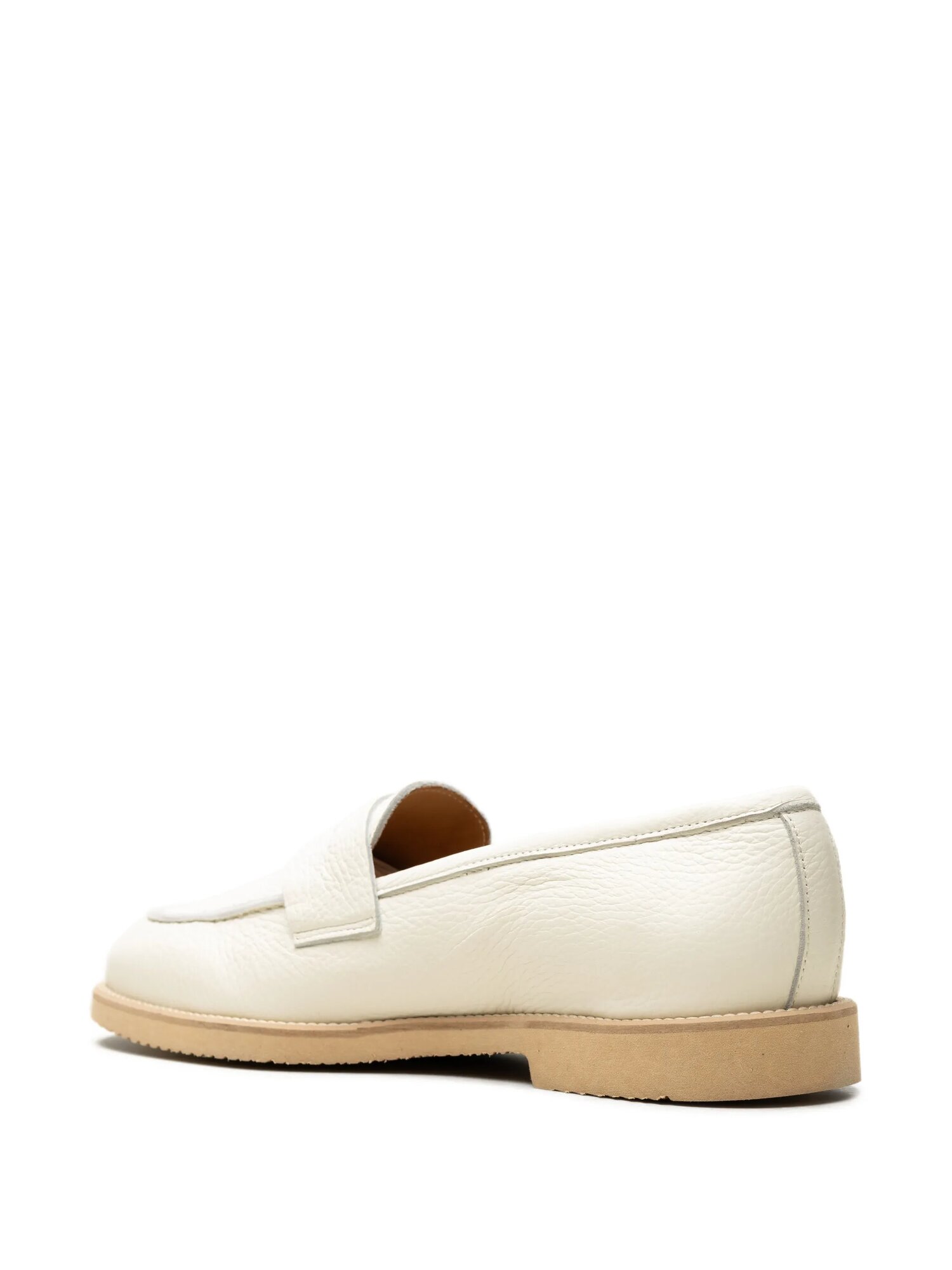 Лоферы  Leather loafers, размер 42,5, white — фото 1