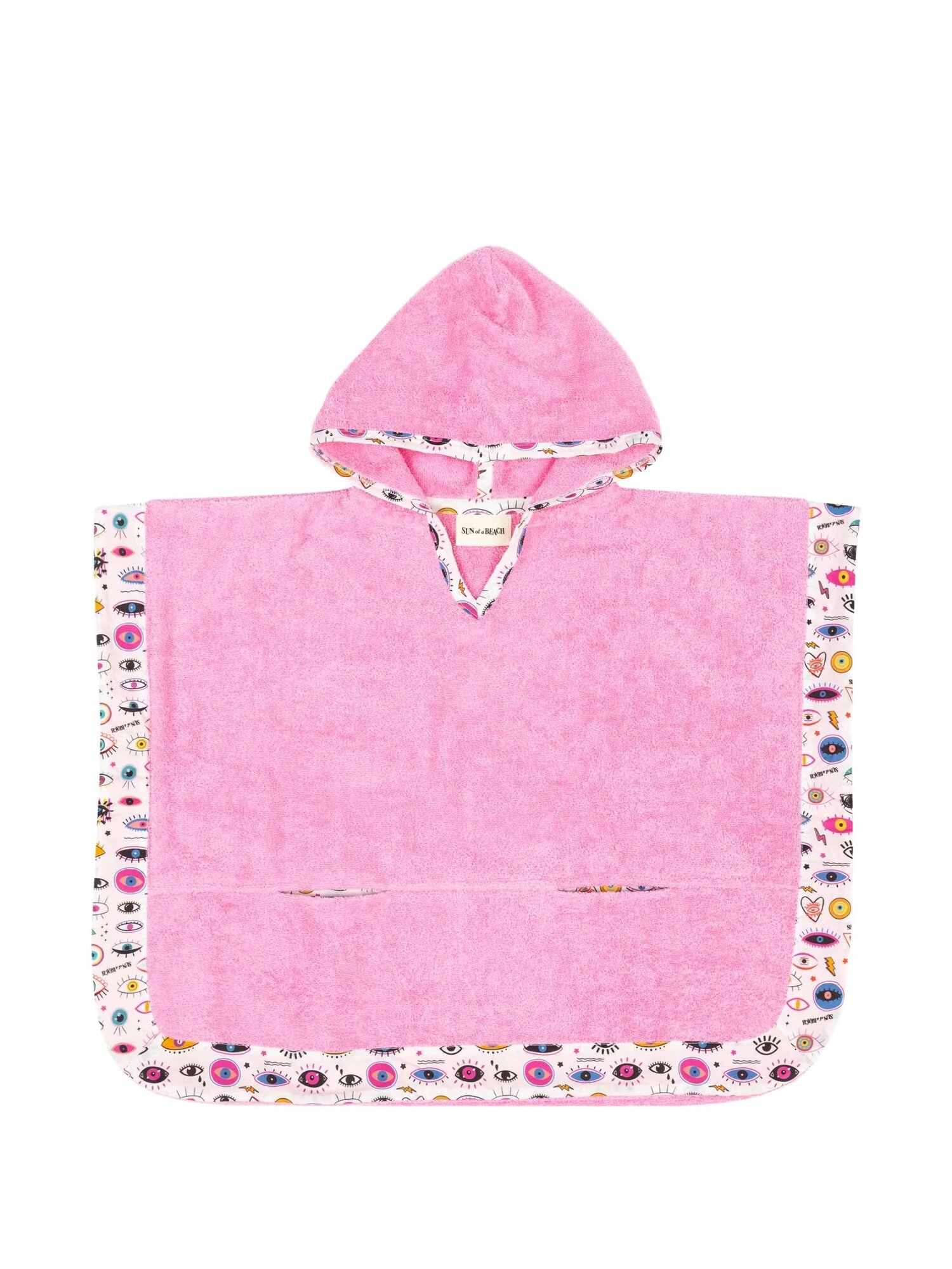 Халат Sun of a Beach Eye-print trim hooded poncho