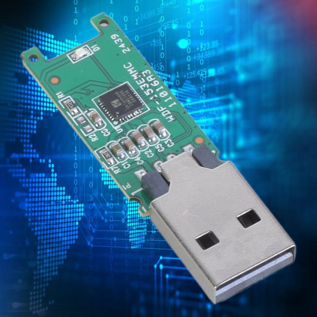 Адаптер USB 2.0 для eMMC, Зеленый — фото 1