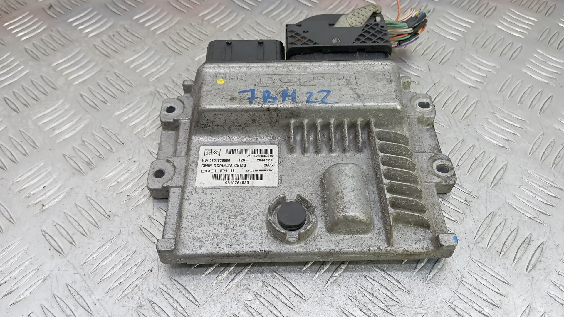 Блок управления двс CITROEN C4 GRAND PICASSO 2, Номер 9804828580, 9810764880