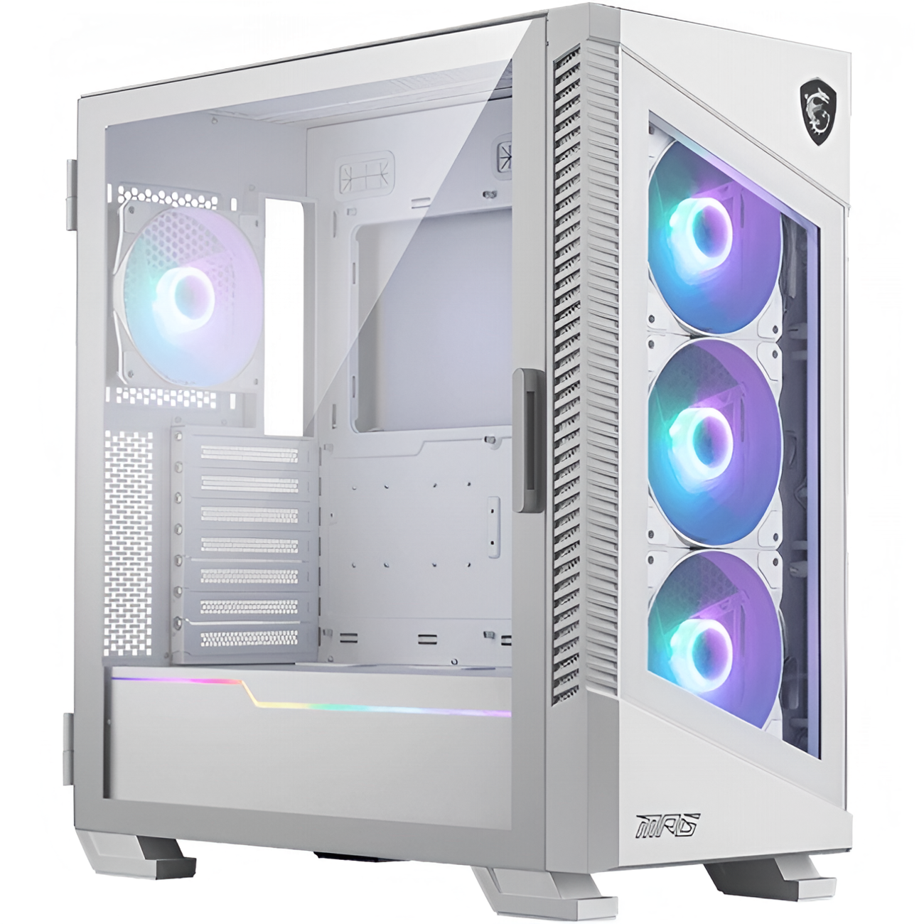 Корпус Midi-Tower MSI MPG VELOX 100R ARGB TG White (306-7G18W22-809)