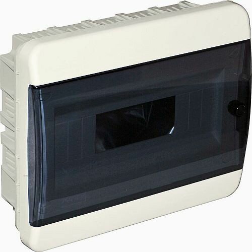 Щит встраиваемый 12мод. IP41 прозрачная черная дверца BVK 40-12-1 Tekfor