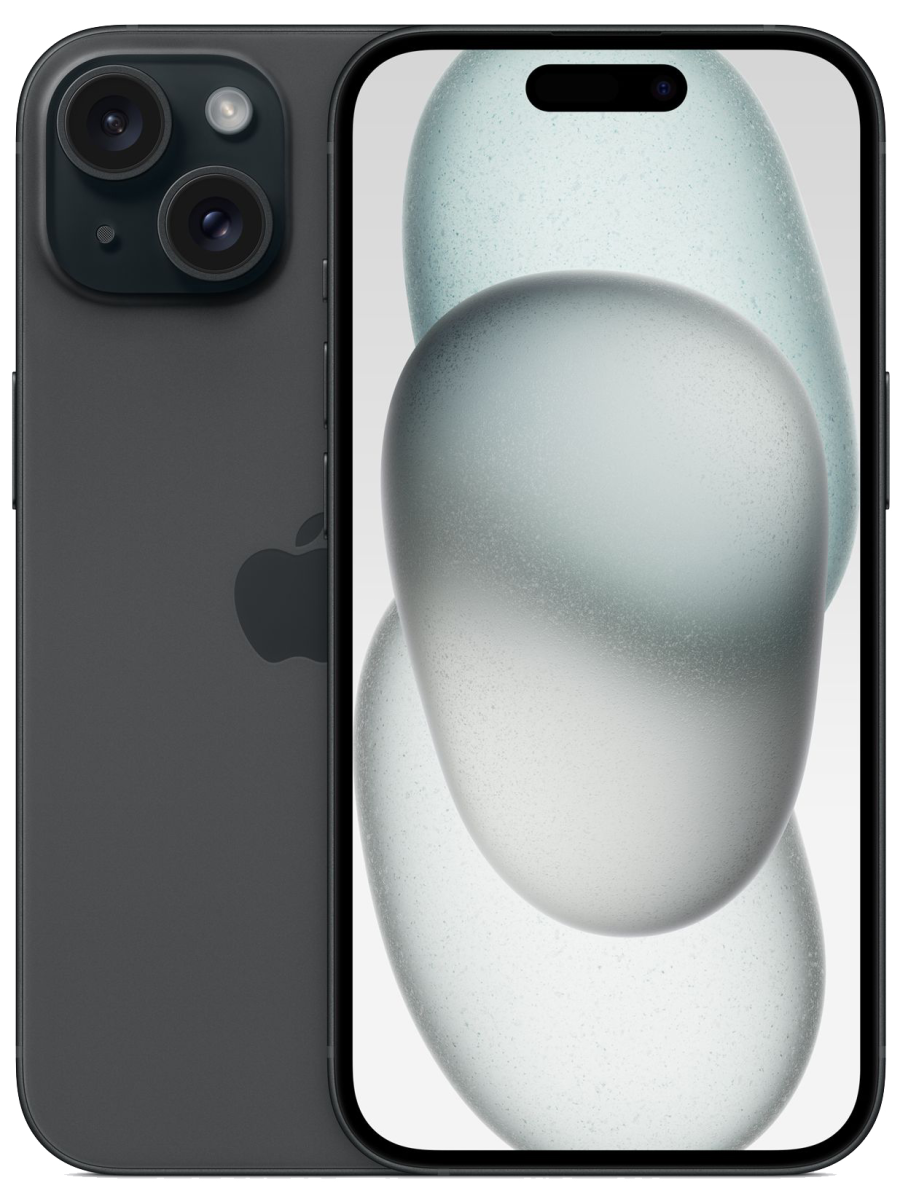 Смартфон Apple iPhone 15 A3090 128Gb black (без RuStore)