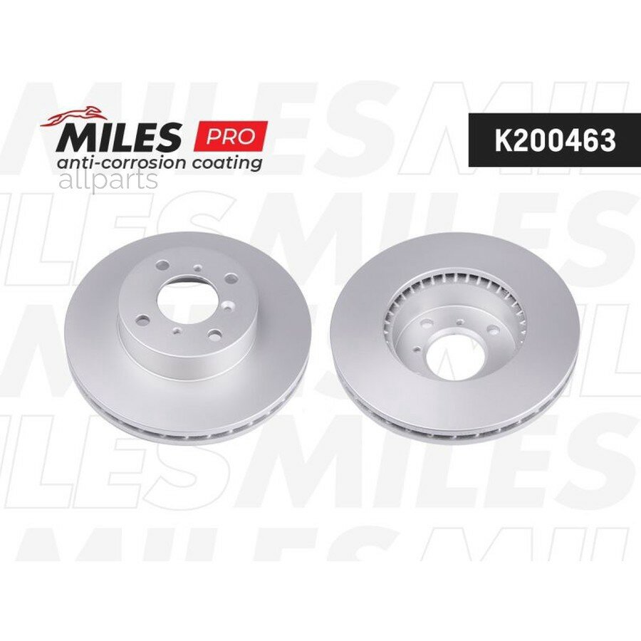 MILES K200463 Диск тормозной SUZUKI BALENO 1.8/1.9 96-02/LIANA 1.3-1.6 01- передний
