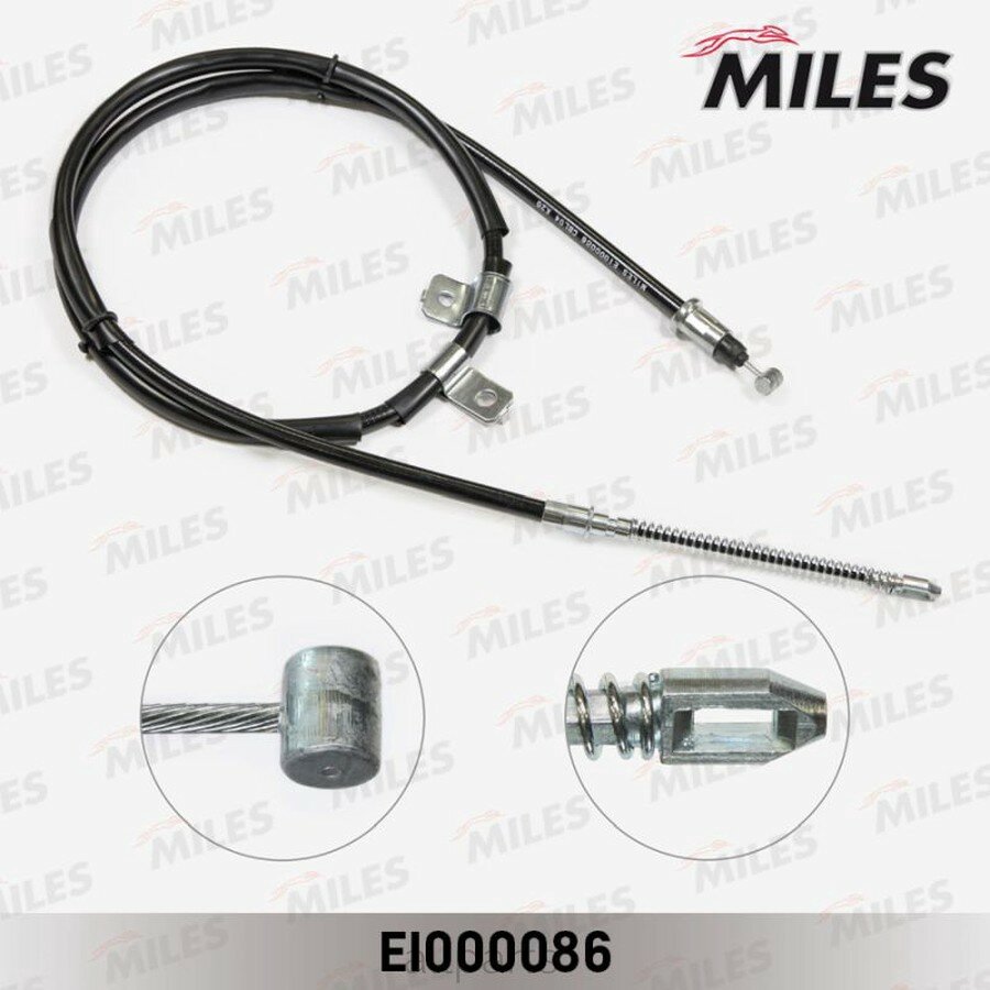MILES EI000086 Трос стояночного тормоза CHEVROLET LANOS 05- правый