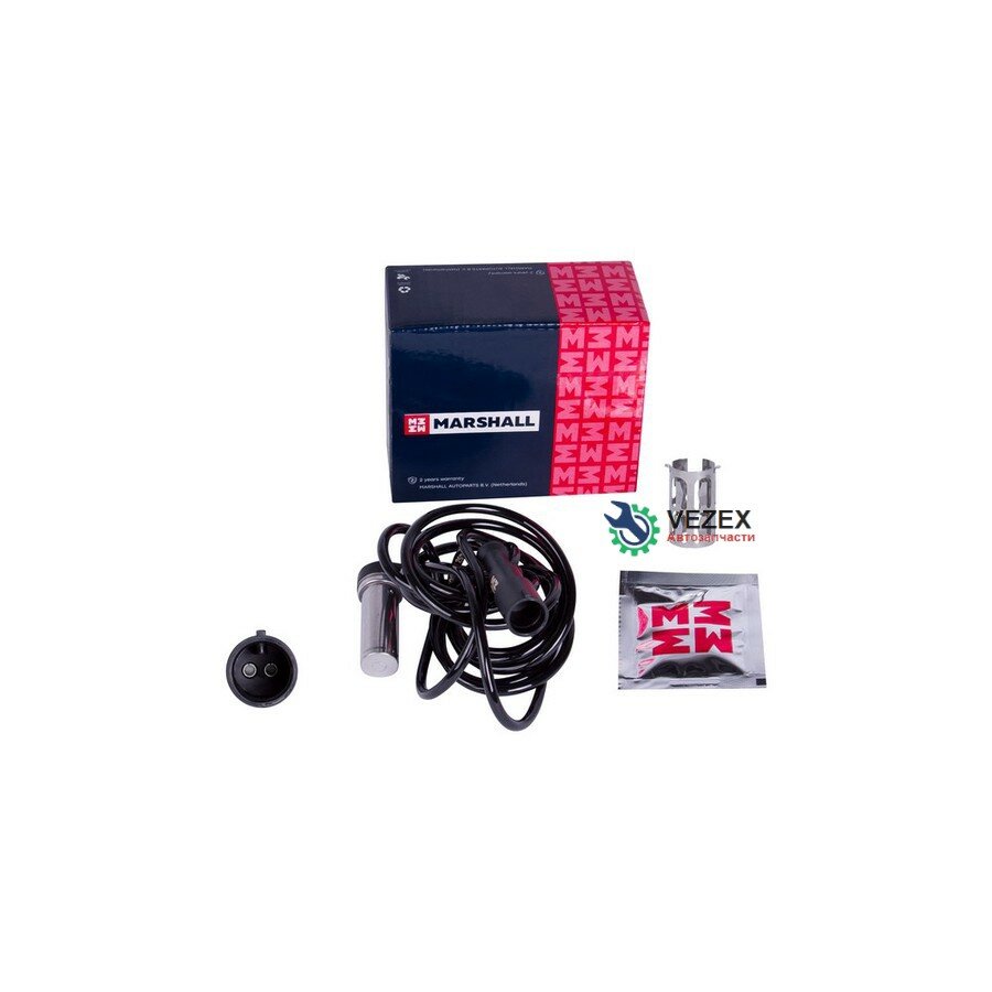 MARSHALL M6200009 датчик ABS! Г-образный, L=2000мм\ DAF, Iveco, MAN, MB Actros