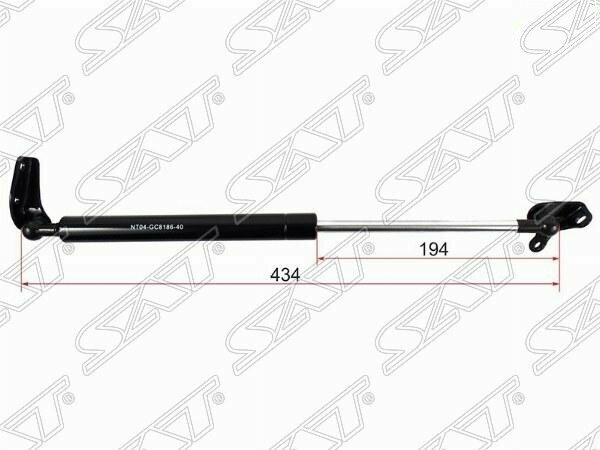 Амортизатор крышки багажника SAT ST-04746-SAA-000 Honda Fit 01-07, Jazz 02-09 слева