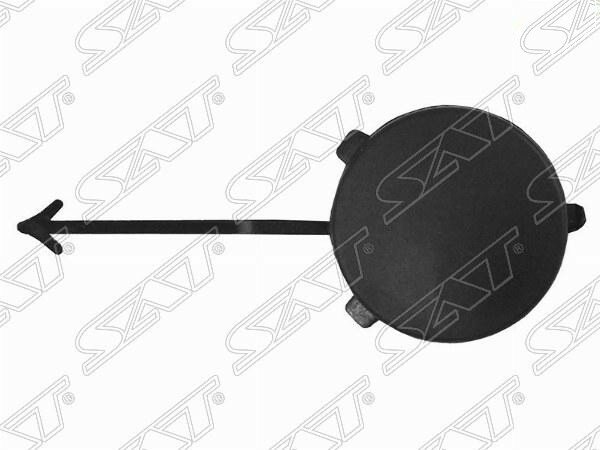 Заглушка под крюк SAT ST-PG37-000C-A0 Peugeot 307 05-08 спереди