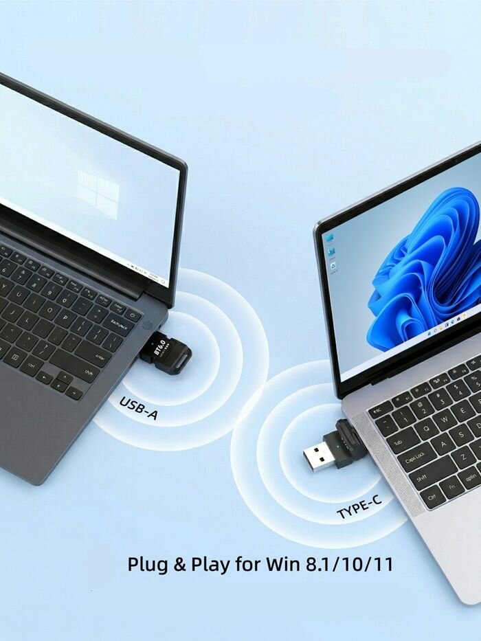 Адаптер Bluetooth 6.0 для ноутбука ПК Type-C — фото 1