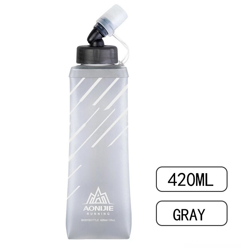 AONIJIE складная бутылка для воды 250/500 мл Серый, SD21 420ML