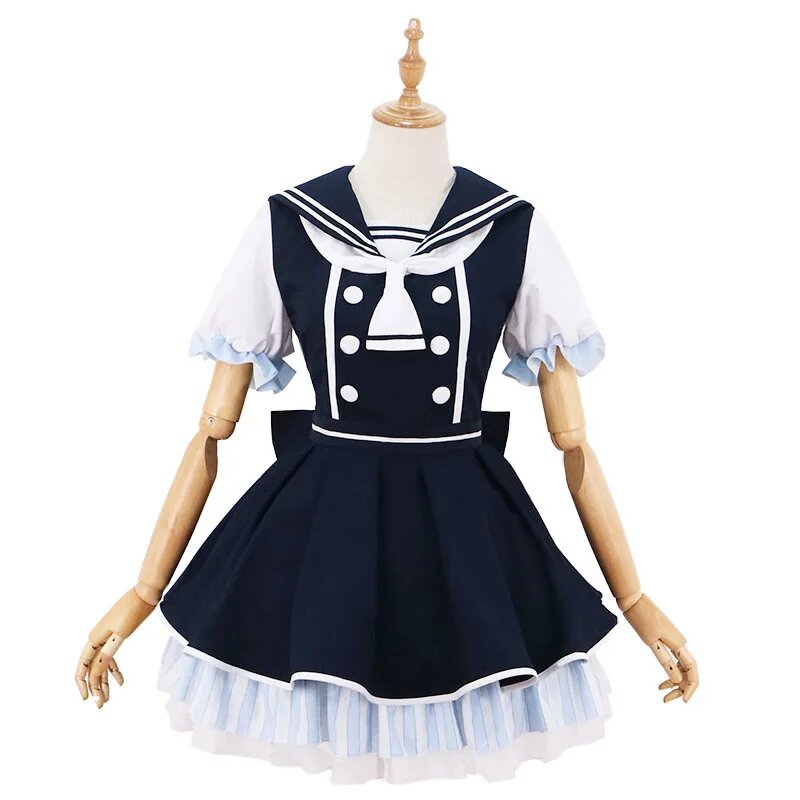 Костюм морячка темно-синий, XL, Kousaka Honoka