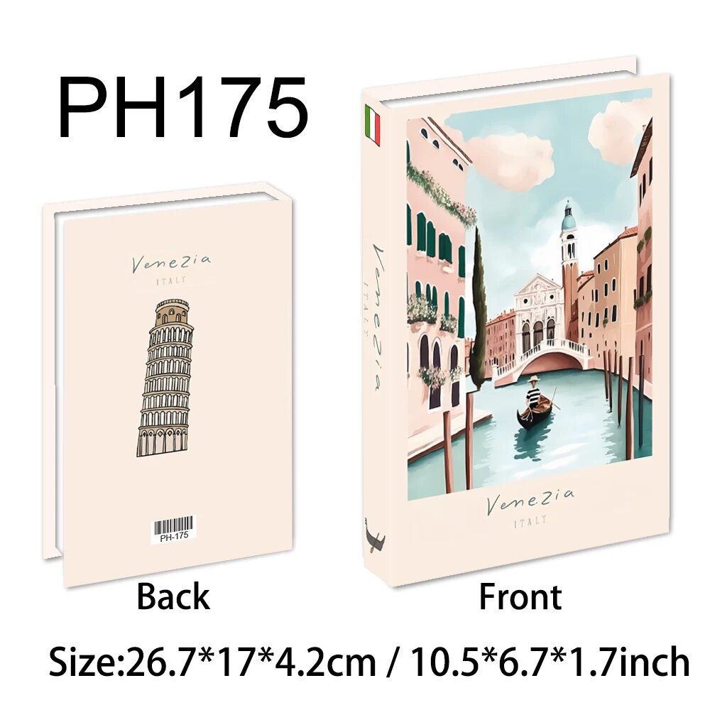 Декоративные книги PH175, Венеция, 26.7*17*4.2 см