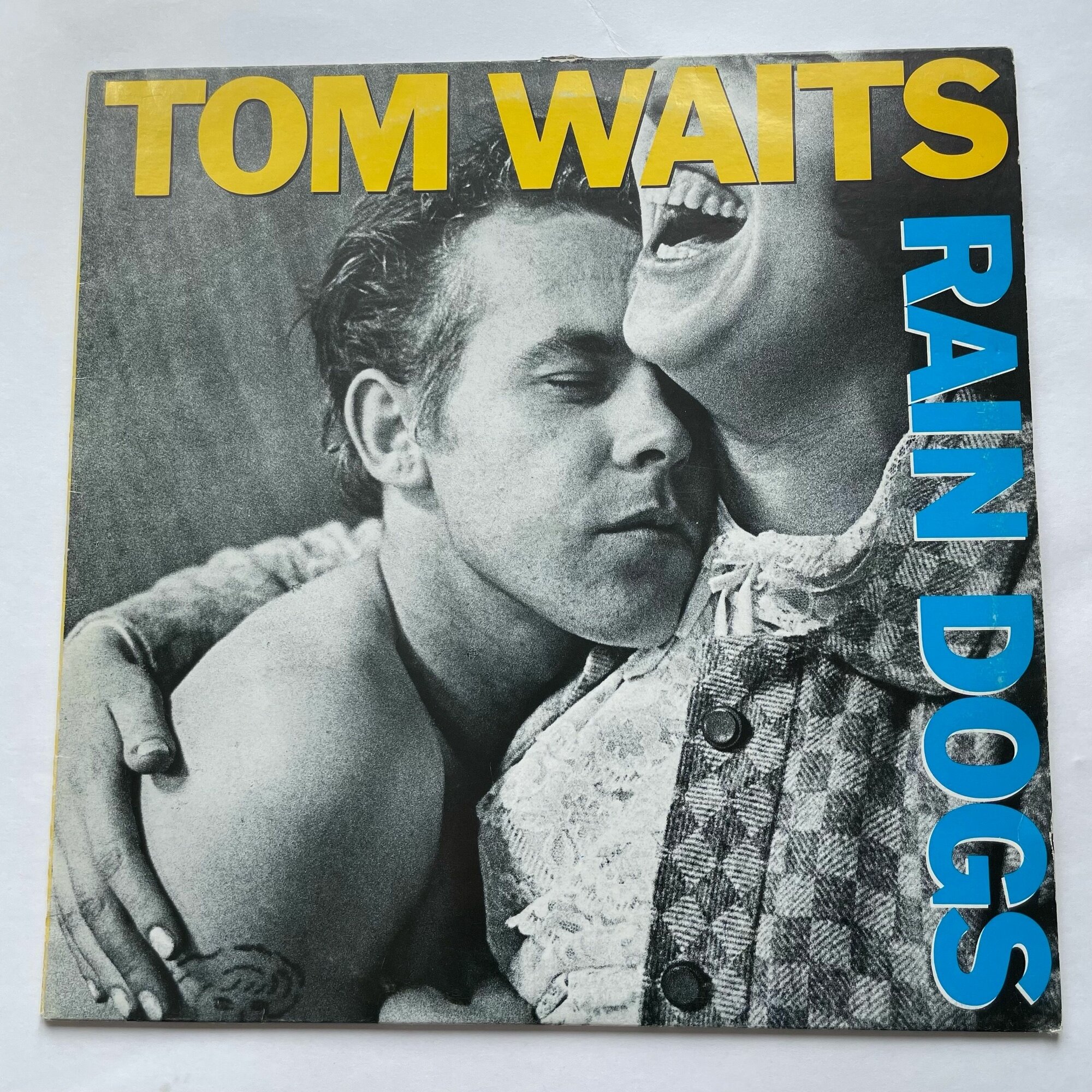 Винтажная виниловая пластинка LP Tom Waits Rain Dogs (Италия 1985)