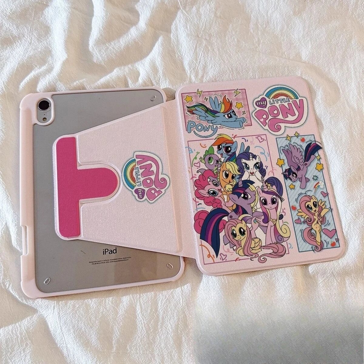 Rotating My Little Pony iPad Case 10.2", acrylic, for iPad 10th Gen/Air6/Air5 iPad 11 11inch