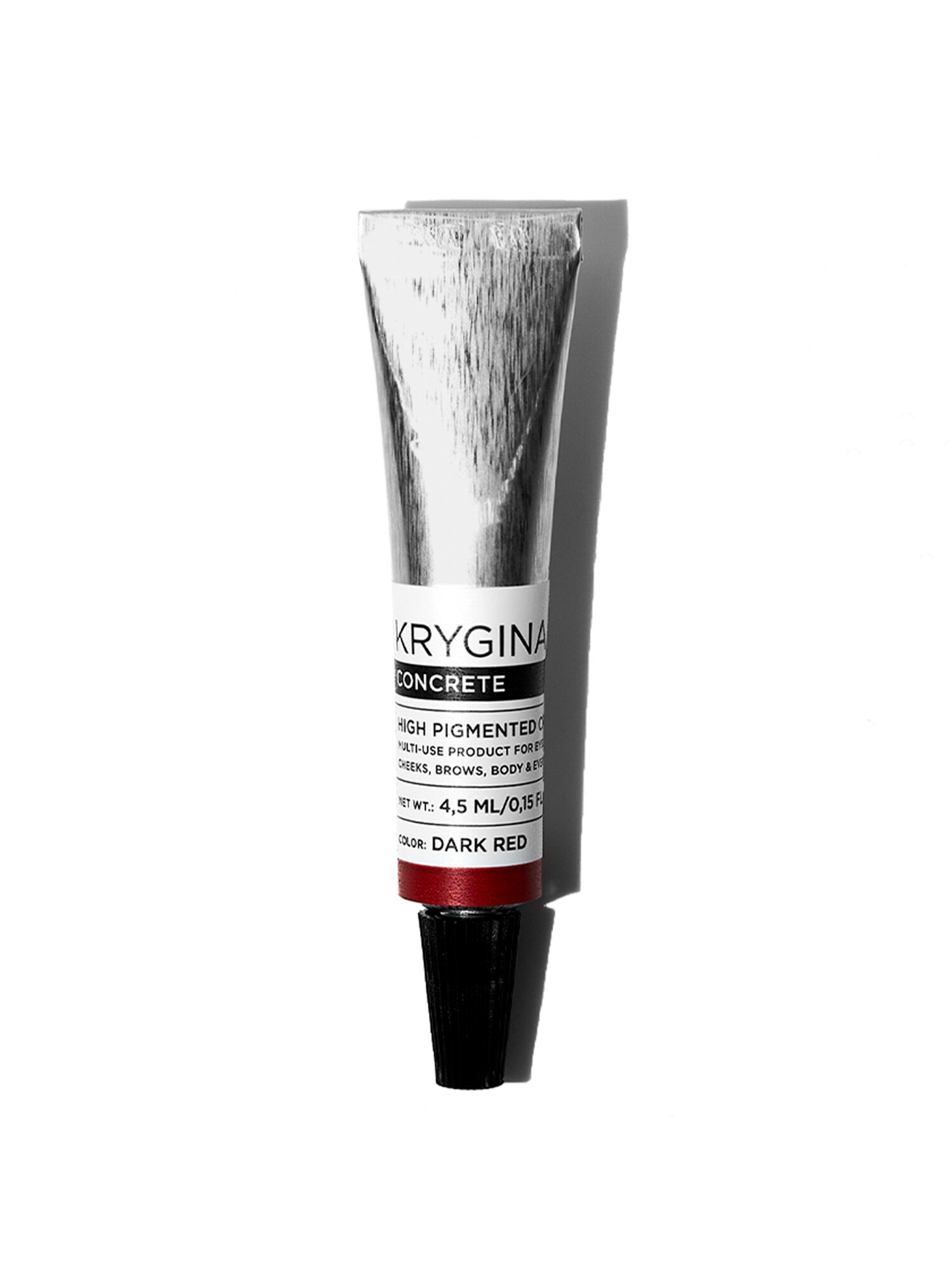 KRYGINA cosmetics Жидкая матовая помада для губ, кремовые тени, подводка для глаз Concrete Dark Red