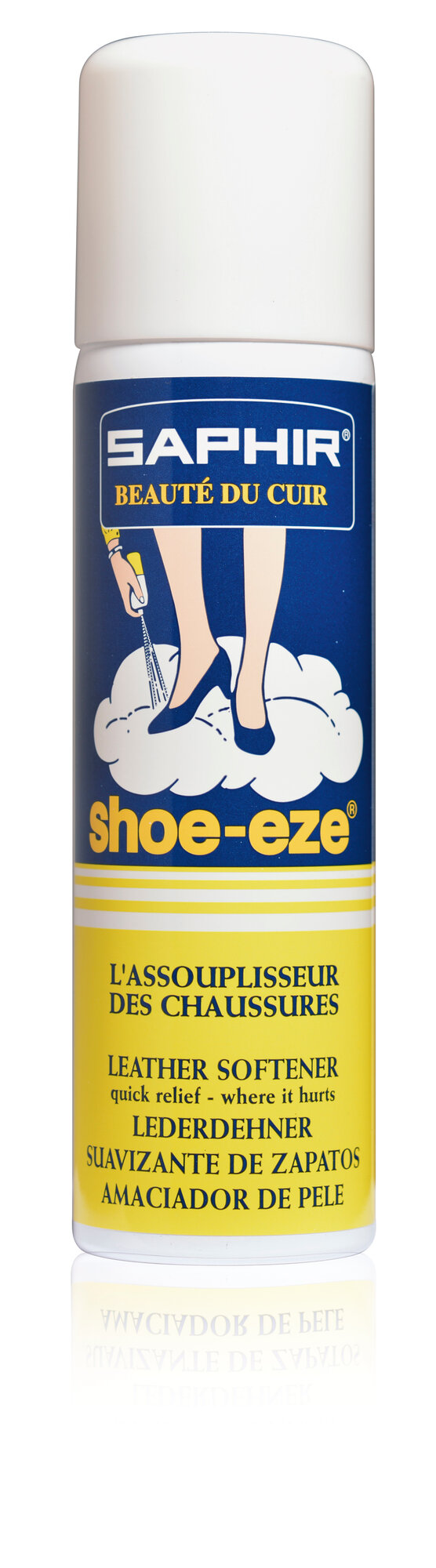 Растяжитель для обуви Saphir SHOE-EZE, для гладкой кожи и других материалов, бесцветный, 150 мл