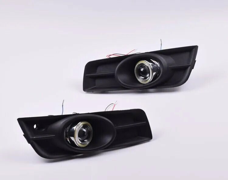 Противотуманные фары Chevrolet Angel Eye, для Chevrolet Cruze, старые модели, черные, 2 штуки