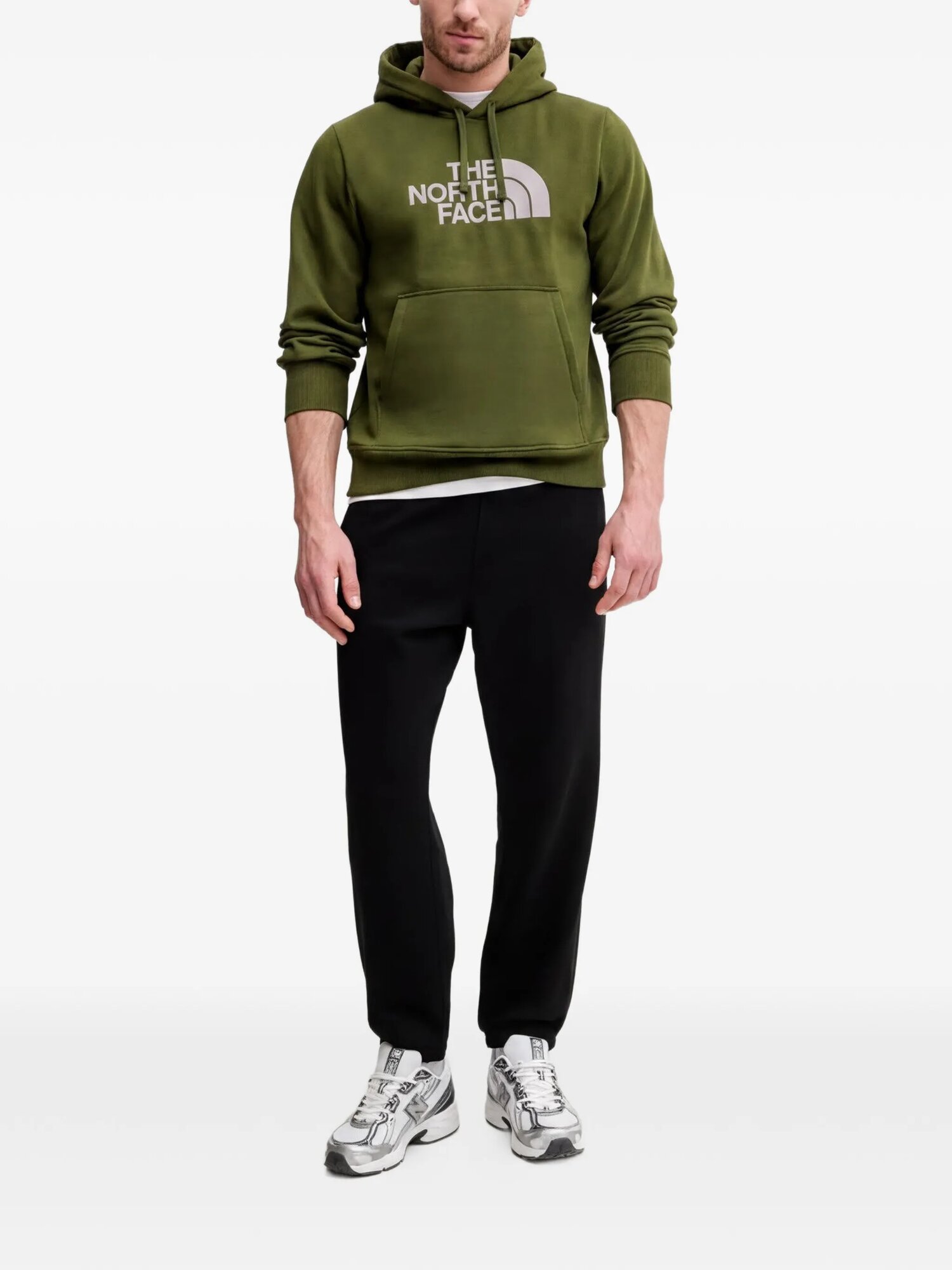 Худи The North Face Logo-print hoodie, размер L, , green — фото 1