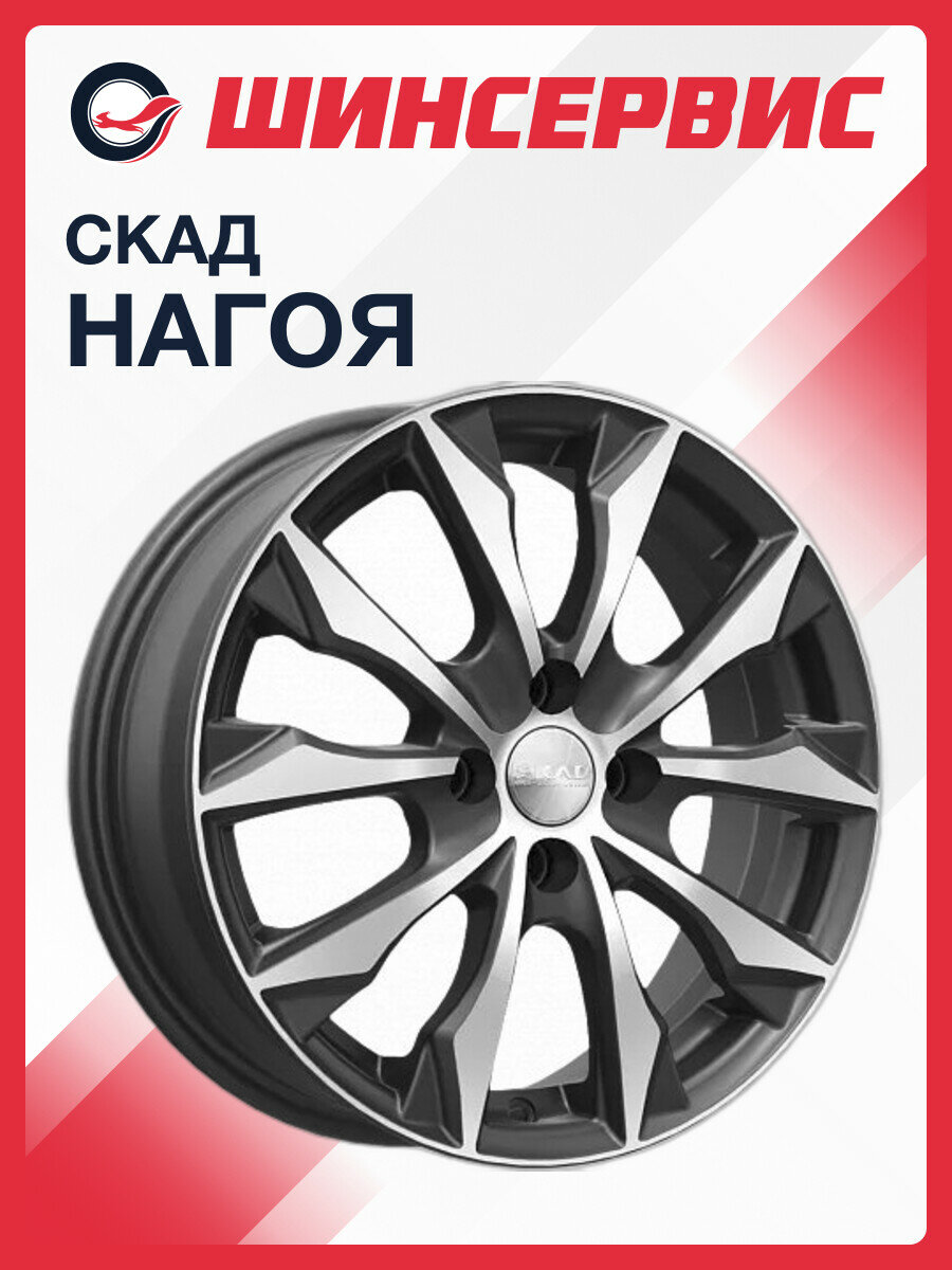 Литой колесный диск Скад Нагоя R16.0x6.0J 4x100.0 ET45.00 ЦО60.10 для автомобиля