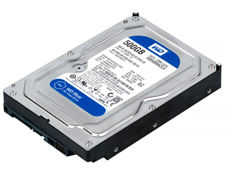 Жёсткий диск WD Blue WD5000AZLX. 500Gb, 3.5"