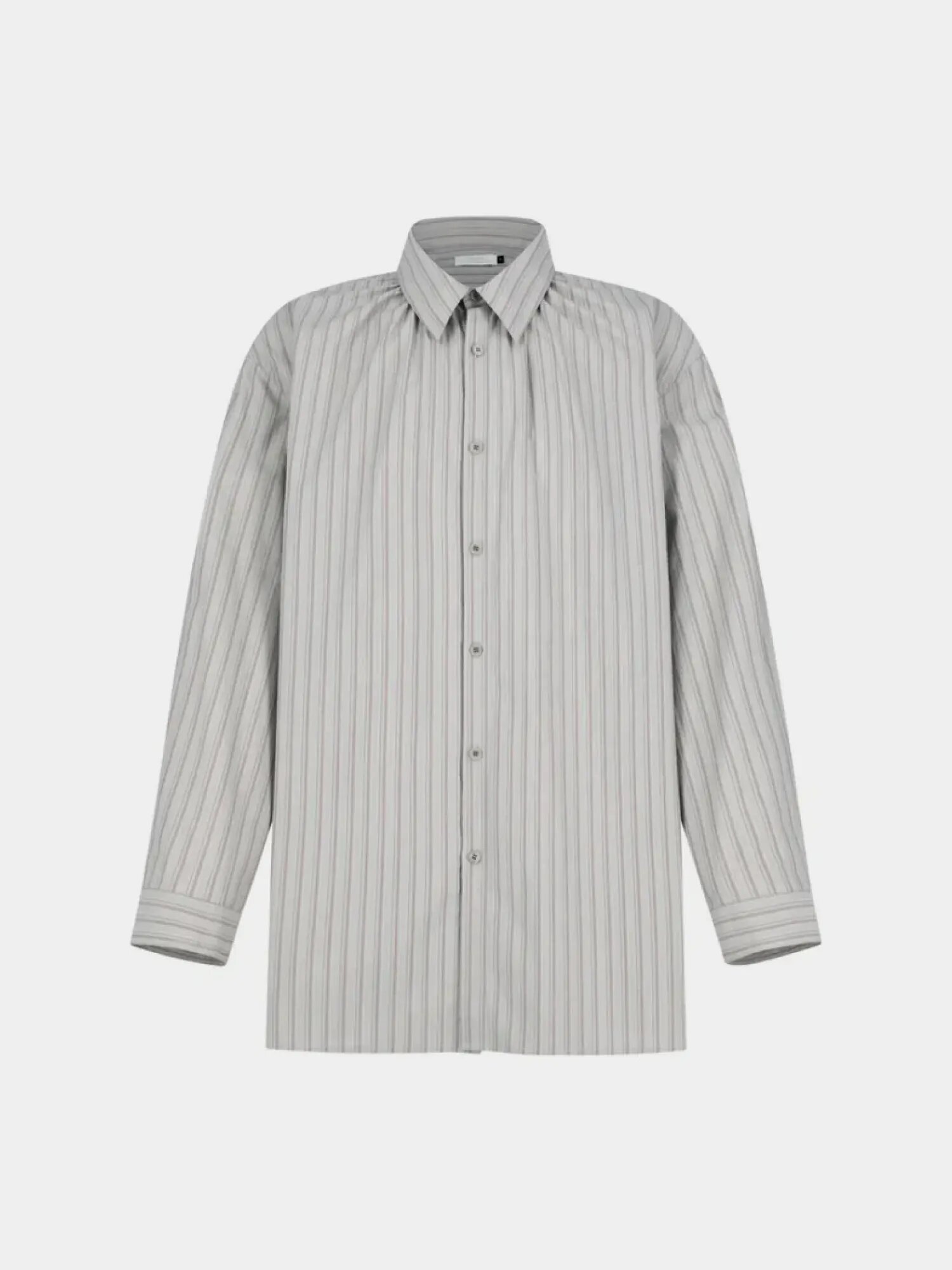 Рубашка Stripe Shirring Oversized