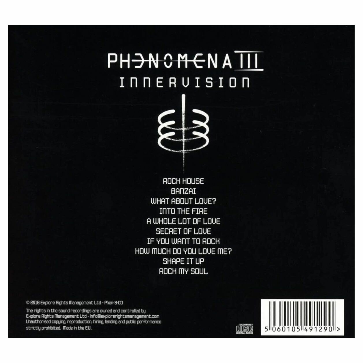 CD диск Phenomena - Innervision (CD) 2018 — фото 1