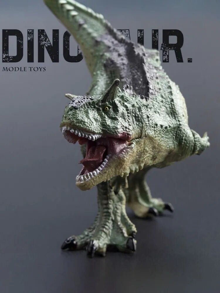 Игрушка динозавр, Фигурка динозавр Карнотавр в бегущей позе(Carnotaurus),16.5cm*7.9cm*12cm
