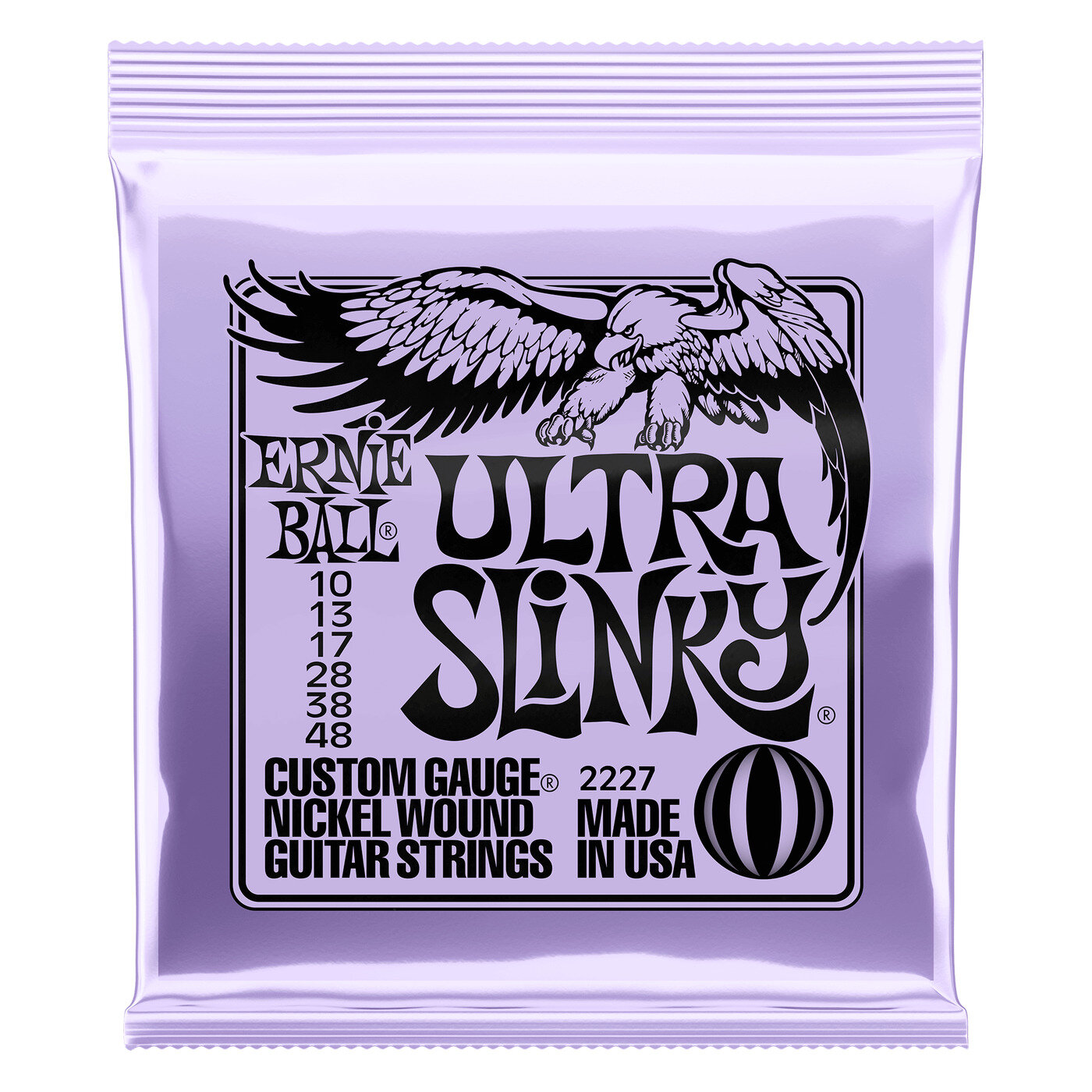 Струны для электрогитары Ernie Ball 2227 Nickel Wound Ultra Slinky 10-48