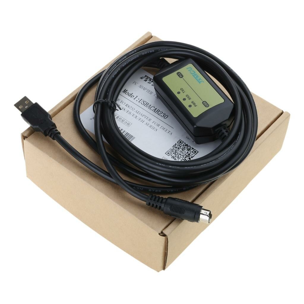 Кабель программирования PLC Delta USB
