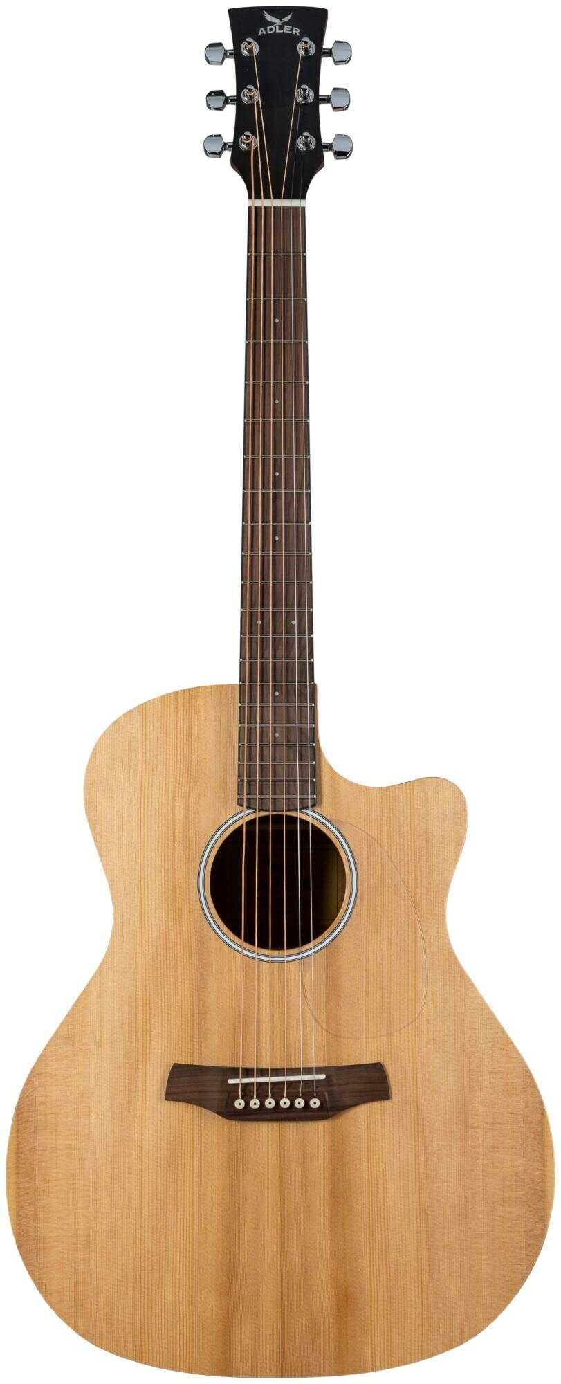 ADLER GC10-SM - акустическая гитара, гранд аудиториум с вырезом, верхняя дека массив ситхинской ели,
