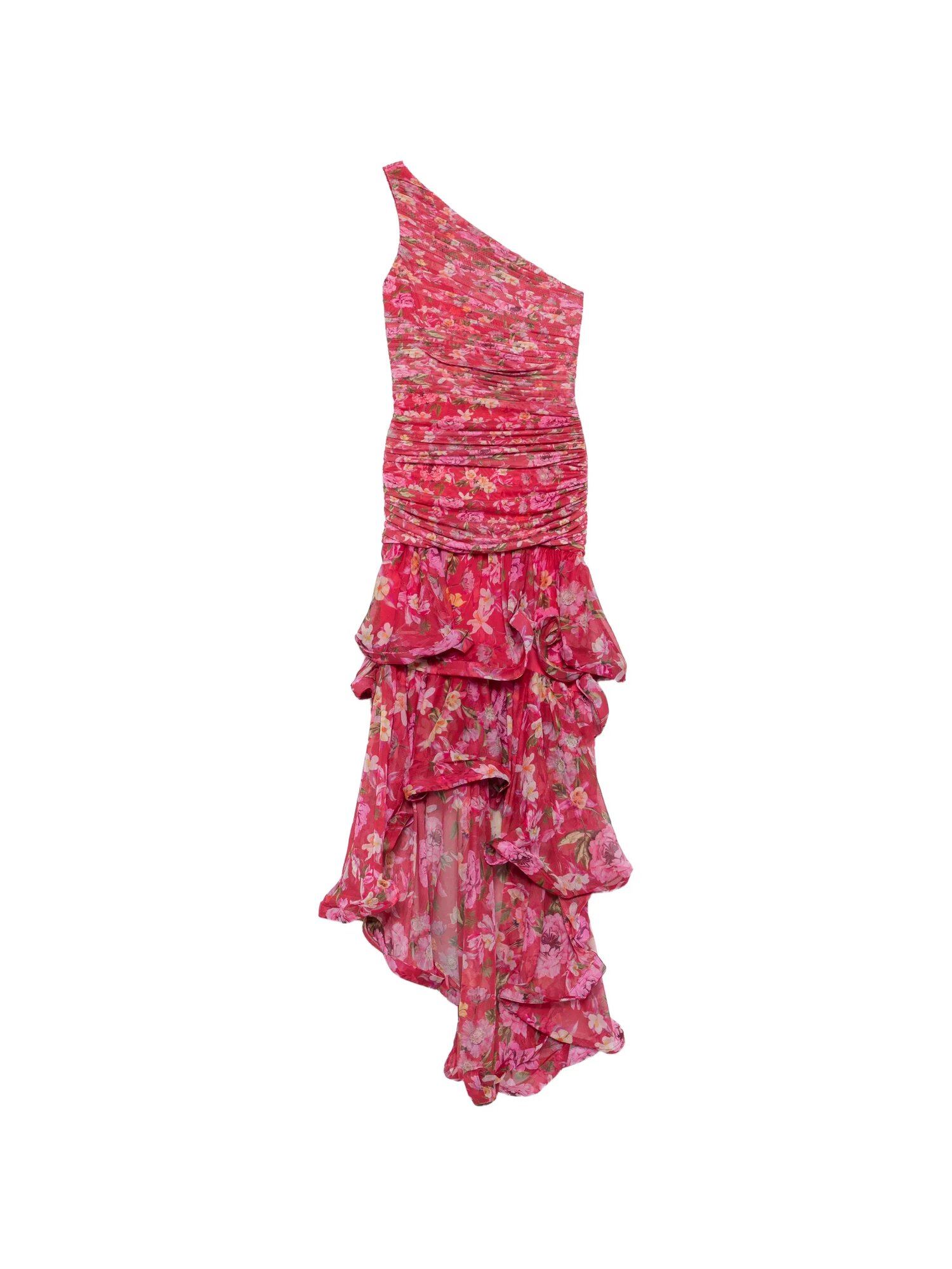 Платье Floral-print ruffled maxi dress