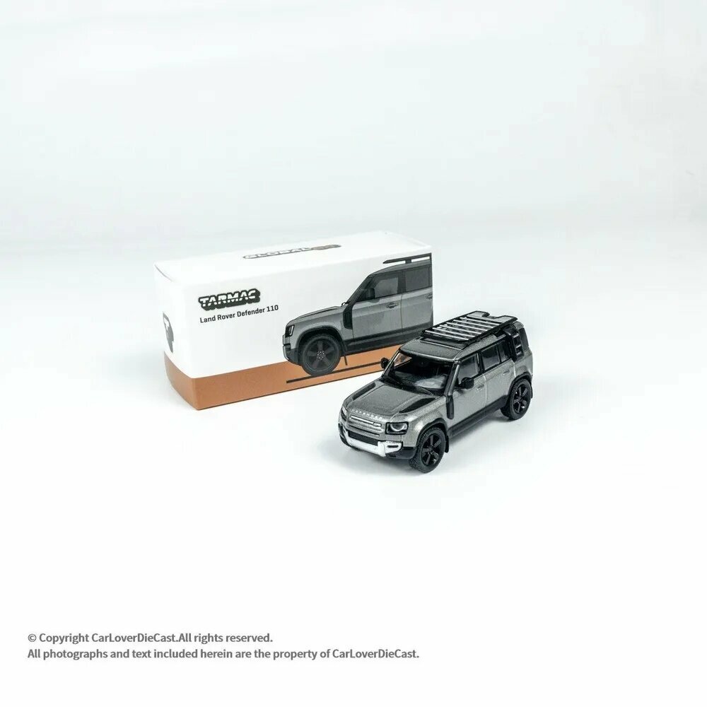 Машинка TW 1:64 Land Rover Defender 110 Grey Metallic T64G-020-GY Die-cast Alloy Car Model Collection Toy Gift