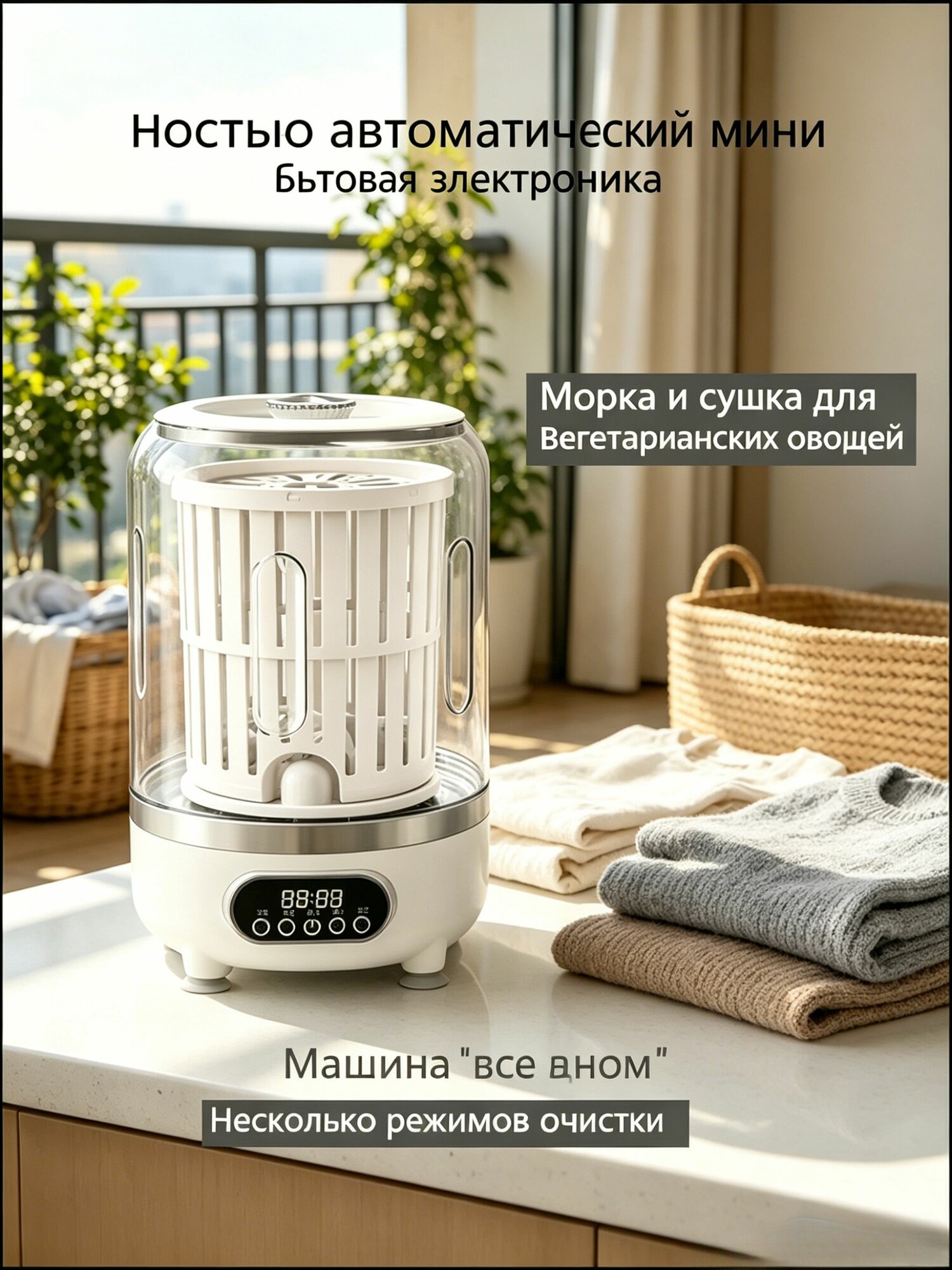 Портативная стиральная машинка