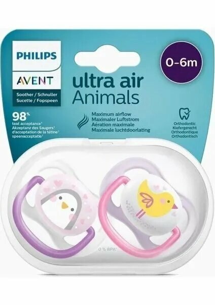 Носик Philips Avent Ultra Air для девочек 06 месяцев Scf080/06