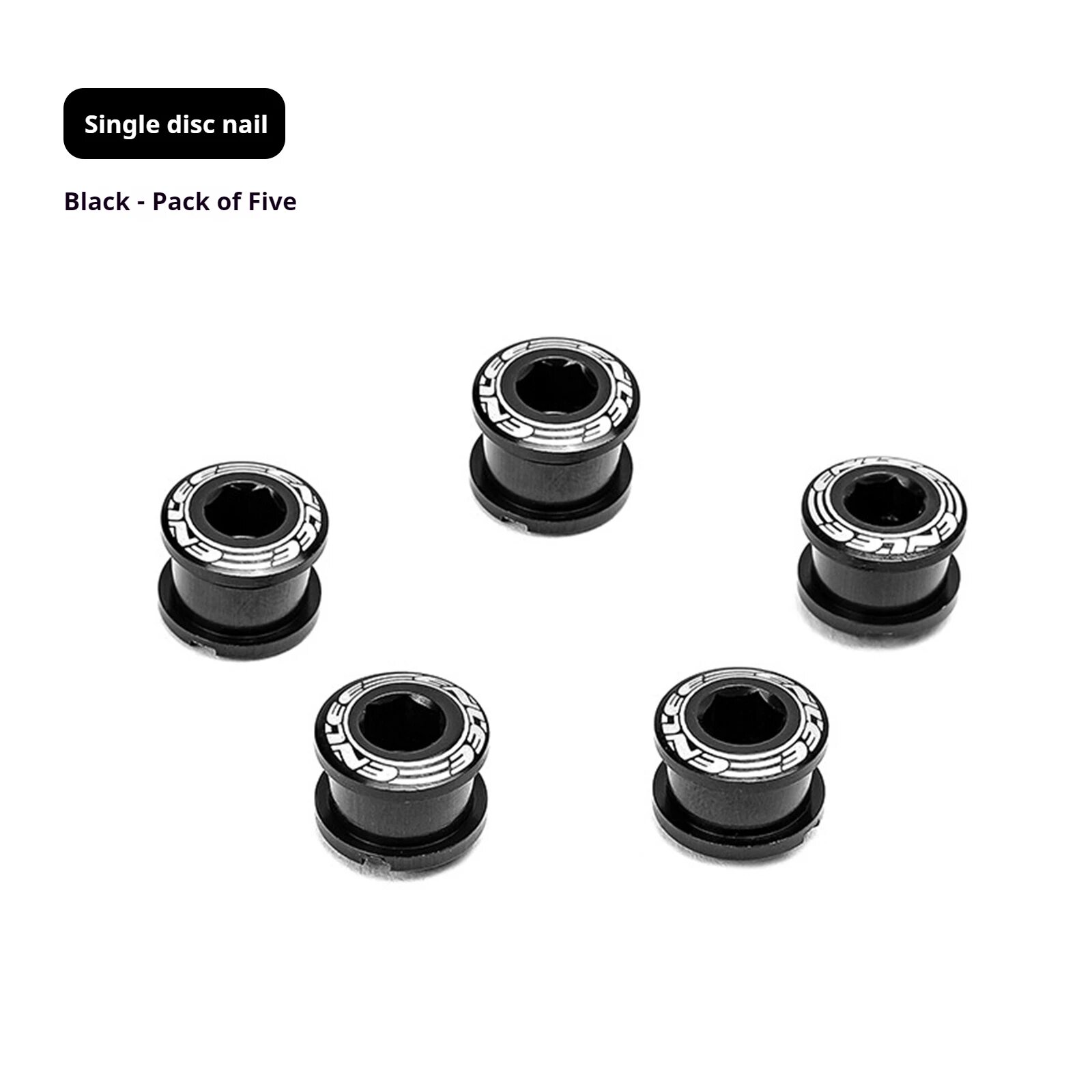 ENLEE Болты для цепного винта из алюминиевого сплава Черный, Single Black 5pcs