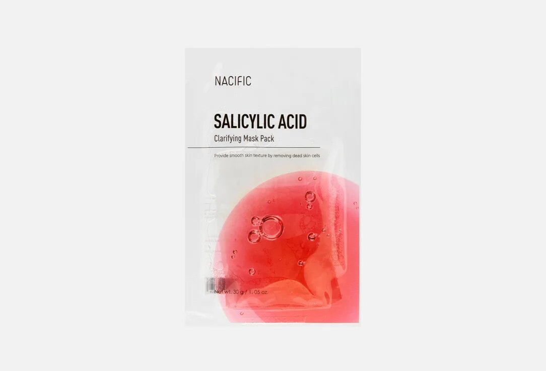 NACIFIC Salicylic Acid Clarifying Очищающая тканевая маска для лица 1 шт